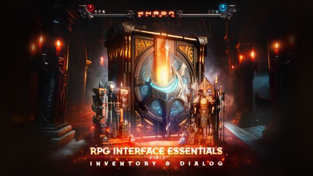 RPG Interface Essentials Inventory & Dialog - a premium asset pack to build games with GDevelop ...